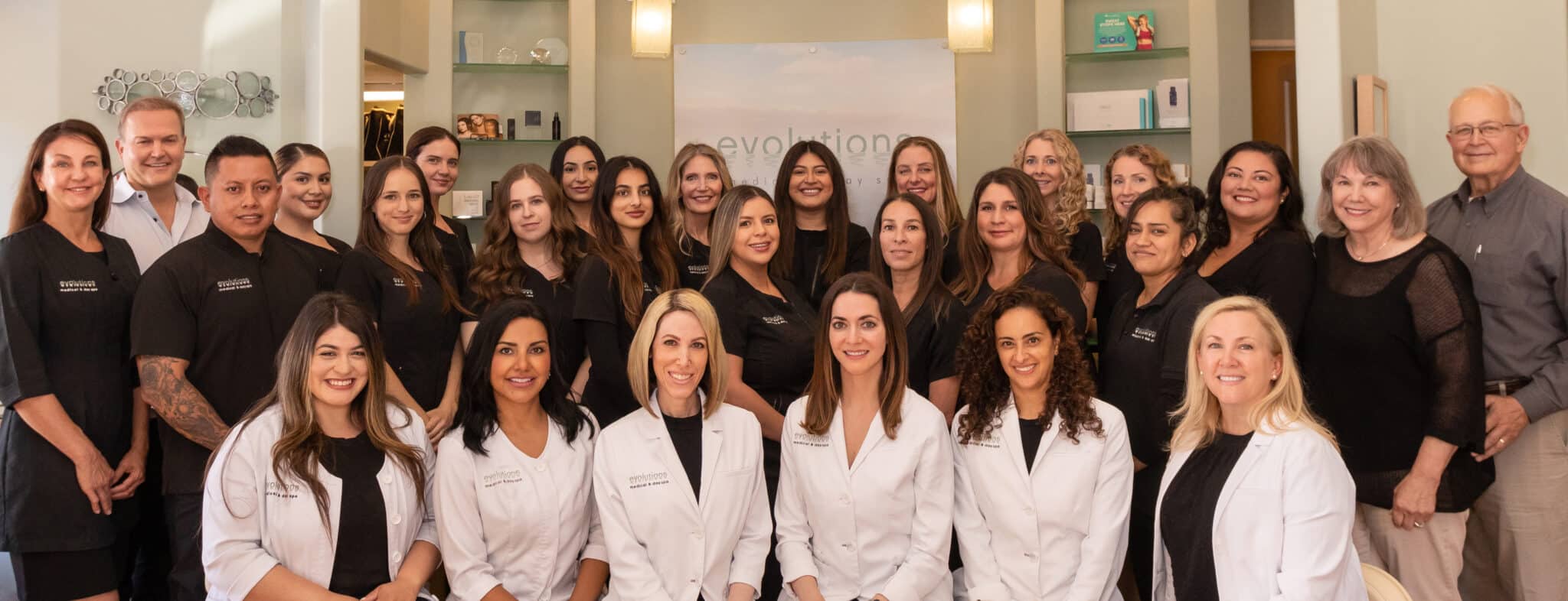 Cosmetic Surgeon and Evolutions Medical Spa Services Staff